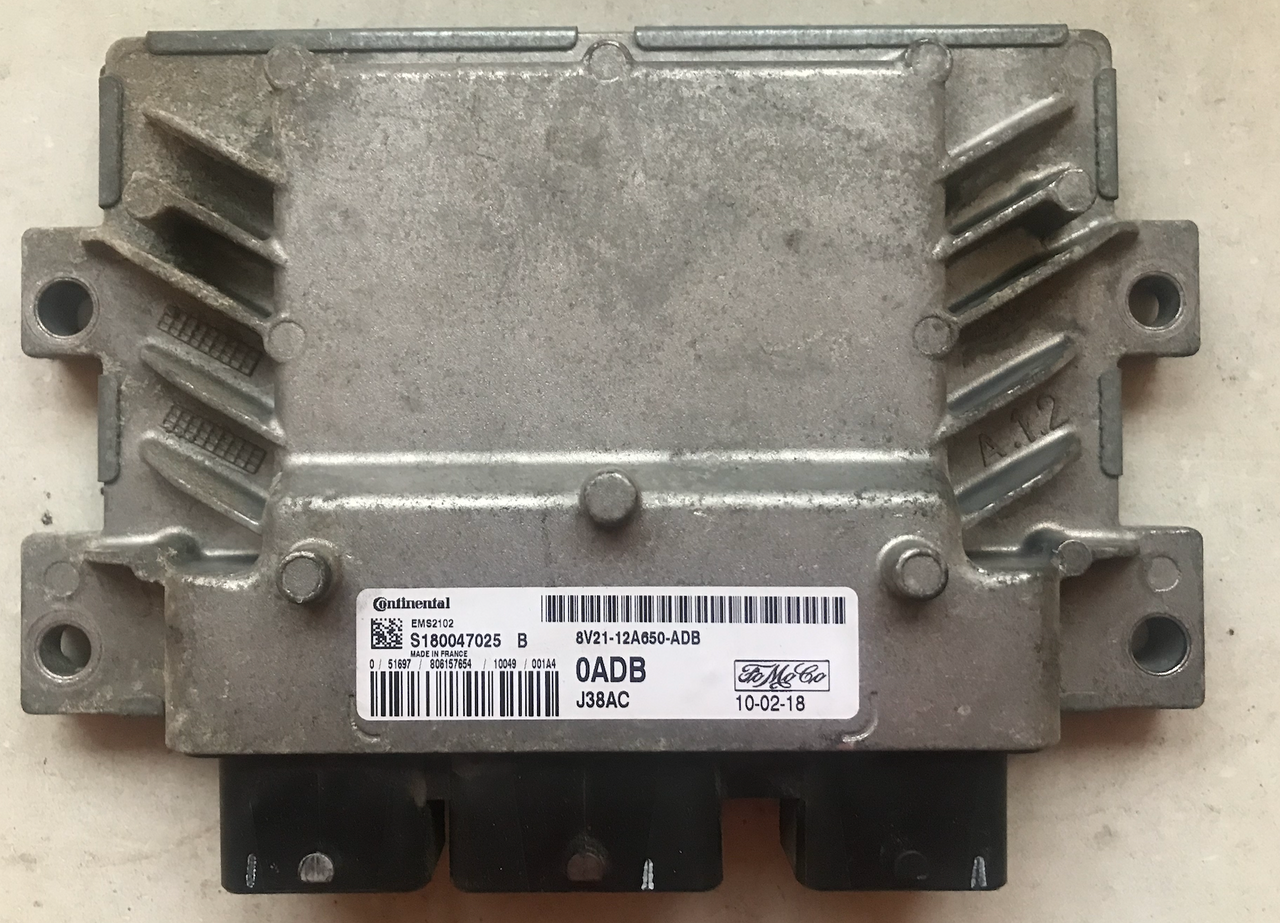 Plug & Play Continental Engine ECU, Ford Fiesta, EMS2102, J38AC, S1800 ...