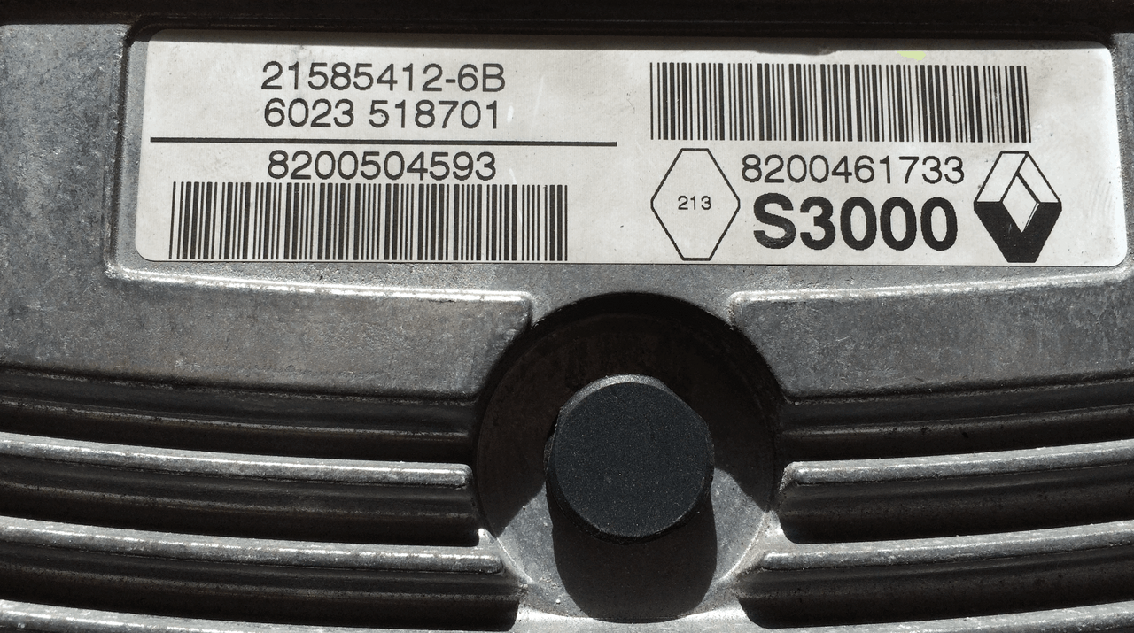 Plug & Play Renault Engine ECU, S3000, 215854126B, 21585412-6B, 820050 ...