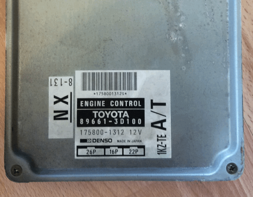 Plug & Play Denso Engine ECU, Toyota Surf Hilux 3.0L Auto, 896613D100, – Cartech Electronics ...