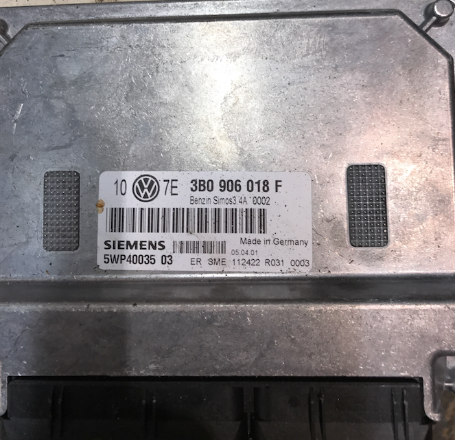 Plug & Play Siemens VW Engine ECU, SIMOS 3.4A, 3B0906018F, 3B0 906 018 ...