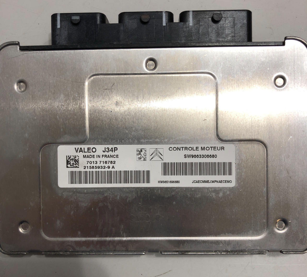 Plug & Play VALEO Engine ECU, J34P, 215859329A, 21585932-9A, SW9663306 ...