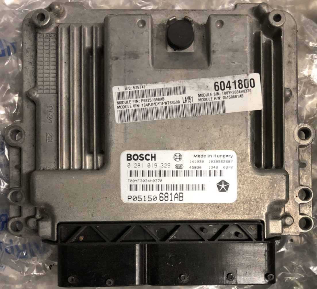 Plug & Play Bosch Engine ECU, Chrysler, 0281019329, 0 281 019 329, P05 ...