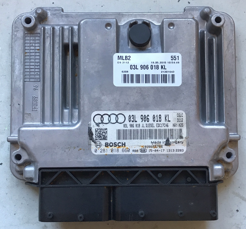 Plug & Play Bosch Engine ECU, Audi A4, A5 2.0 TDI, 0281018660, 0 281 0 ...